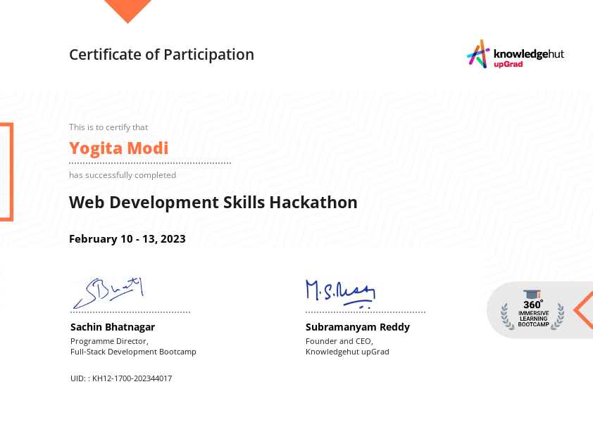 Yogita Modi - Full Stack Developer | LinkedIn